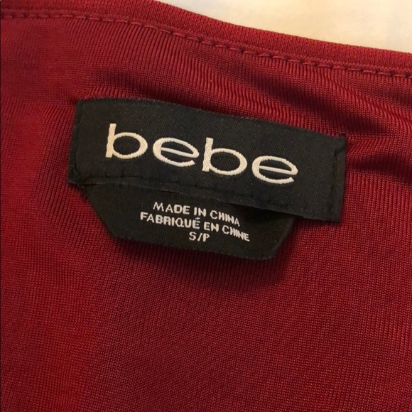 bebe | Dresses | Bebe Red Dress | Poshmark